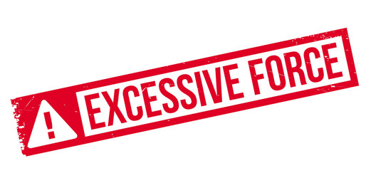 Excessive force rubber stamp Royalty Free Vector Image