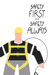 Industrial Safety First Man Vector Images (over 140)