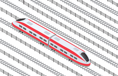 High Speed Rail Isometric Vector Images (over 220)
