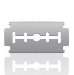 Razor blade Royalty Free Vector Image - VectorStock