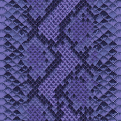 Snake skin colorful animal blue seamless pattern Vector Image