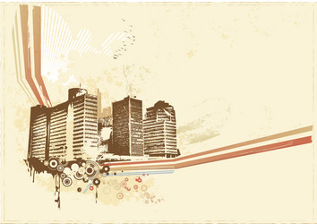 Urban city Royalty Free Vector Image - VectorStock