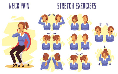 Neck Stretch Vector Images (over 630)