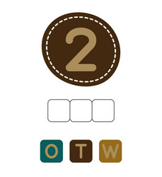 Number 2 Worksheet Vector Images (over 640)