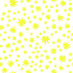 Seamless texture marijuana four Royalty Free Vector Image