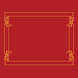 Chinese border design Royalty Free Vector Image
