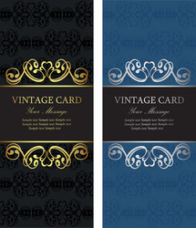 Vintage card design Royalty Free Vector Image - VectorStock