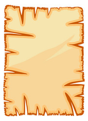 Old paper torn parchment symbol icon design Vector Image