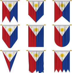 Philippines Flag Vertical Vector Images (17)