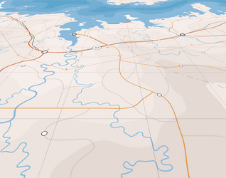 Us interstate highway map Royalty Free Vector Image