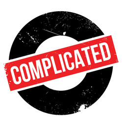 Complicated rubber stamp Royalty Free Vector Image