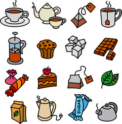 Turkish traditional tea Royalty Free Vector Image