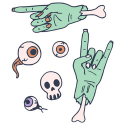 Zombie Rock Hand Vector Images (over 670)