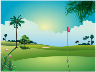 Palm Tree Golf Vector Images (91)
