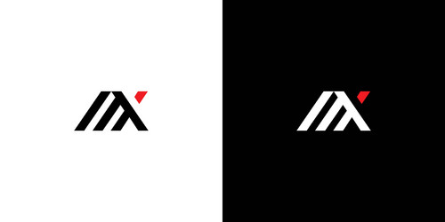 Modern and unique triple x logo design Royalty Free Vector