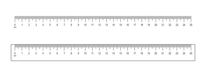 Centimeters ruler measurement tool Royalty Free Vector Image