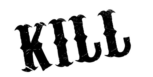 Kill rubber stamp Royalty Free Vector Image - VectorStock