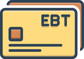 Ebt Royalty Free Vector Image - VectorStock