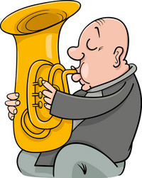 Simple Tuba Drawing