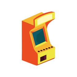 Colored arcade machine Royalty Free Vector Image