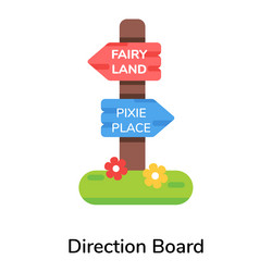 Direction board Royalty Free Vector Image - VectorStock