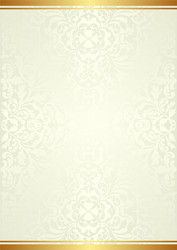 Gold background in frame light realistic Vector Image