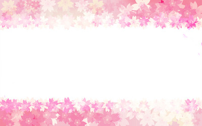 Spring background material cherry blossom Vector Image