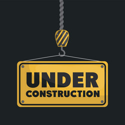 Worker under construction place Royalty Free Vector Image