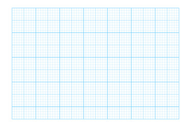 Blue grid texture of vertical notebook page Vector Image