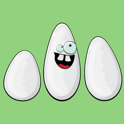 Rice character cartoon grain characters Royalty Free Vector