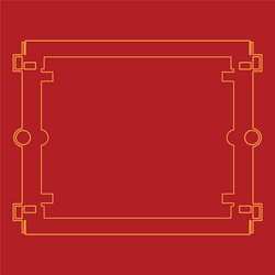 Chinese border design Royalty Free Vector Image