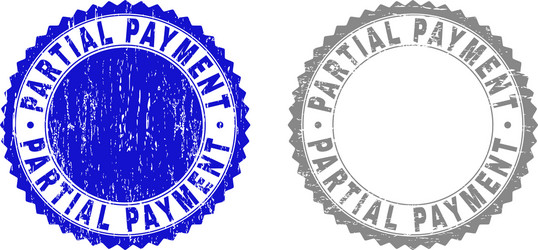 Partial payment rubber stamp Royalty Free Vector Image Partial payment rubber stamp Royalty Free Vector Image