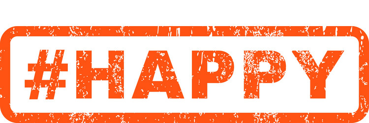 Happy week rubber stamp Royalty Free Vector Image