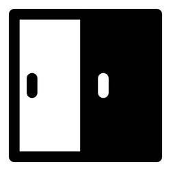 Safety locker for firefighter equipment Royalty Free Vector