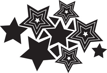 Abstract wall art sticker Royalty Free Vector Image