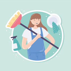 Cleaning Woman Vector Images (over 46,000)