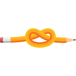 Pencil corner border Royalty Free Vector Image