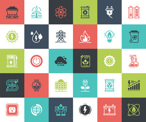 Power and energy Royalty Free Vector Image - VectorStock