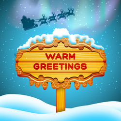 Warm greetings background Royalty Free Vector Image