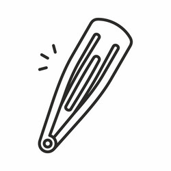 Hairpin icon Royalty Free Vector Image - VectorStock