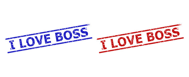 I love boss watermark stamp Royalty Free Vector Image