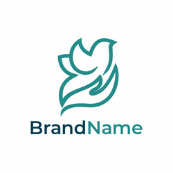 Dove Hand Logo Vector Images (over 1,200)