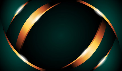 Luxury modern 3d background green color style Vector Image