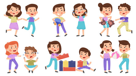 Good habits collection for kids Royalty Free Vector Image