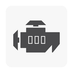 Car check engine icon Royalty Free Vector Image