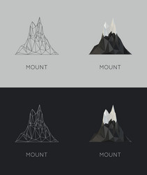 Mount Kinabalu Vector Images (8)