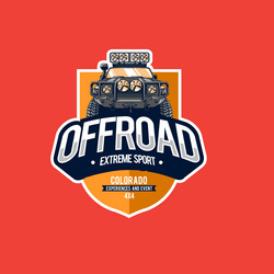 Off-road car artwork Royalty Free Vector Image