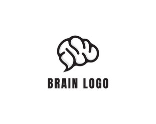 Brain up logo creative logo up logo Royalty Free Vector