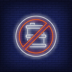 Explosive barrel neon sign Royalty Free Vector Image