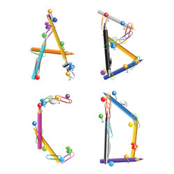 Font Abcd Text Alphabet Vector Images (over 560)